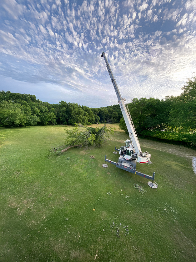 Crane Rental | Leveled Up Tree & Crane | Crane Services IL